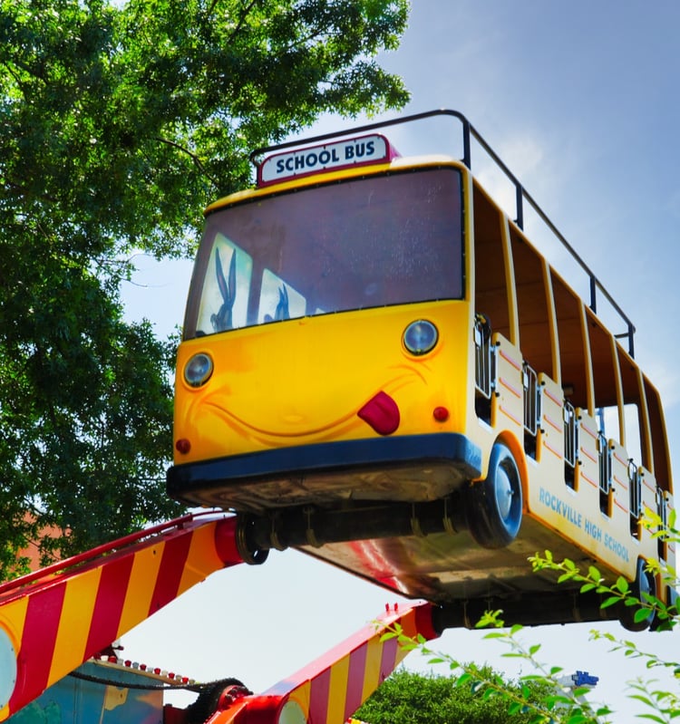 Daffy’s Bus Stop @ Six Flags Fiesta Texas - Themeparkplanner