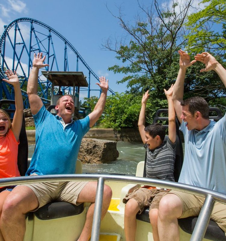 Thunder River @ Six Flags St. Louis - Themeparkplanner