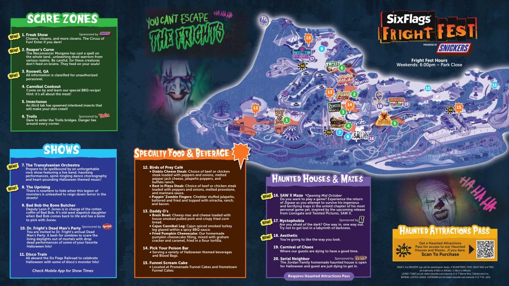 Maps | Six Flags Over Georgia