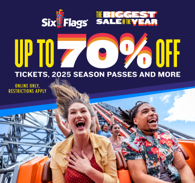 Six Flags Tickets & Passes | New England in Springfield, MA