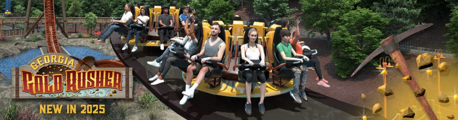 Georgia Gold Rusher | Six Flags Over Georgia