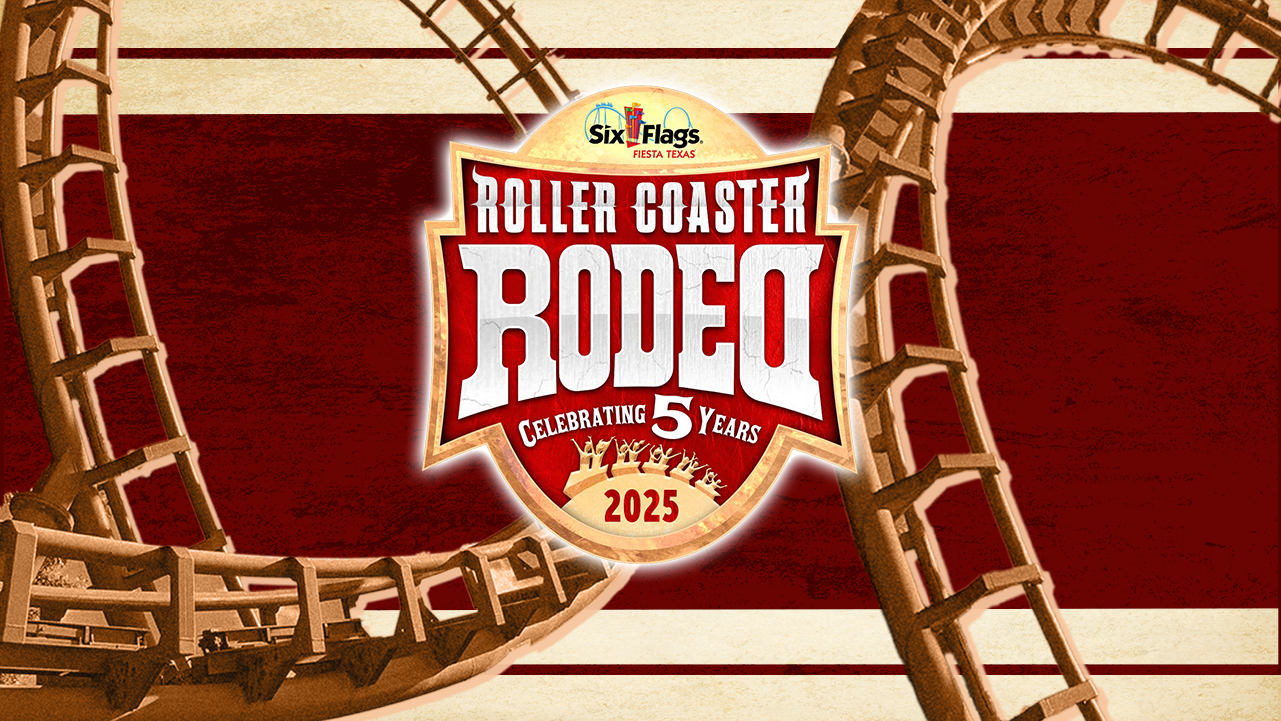 Fiesta Texas Logo Opening Day Anniversary In San Antonio At Six Flags